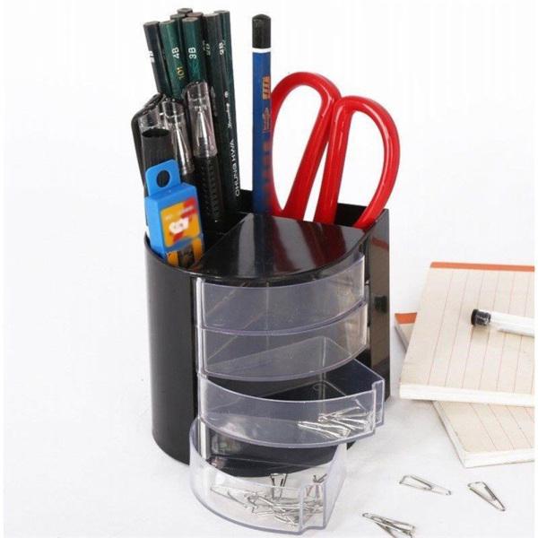 Buy 1pc Desktop Storage Box Multifunctional Storage Case Container ...