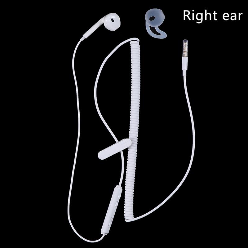 Buy 3.5Mm Single Side Earphone In Ear Earbud Headset W/ Microphone ...