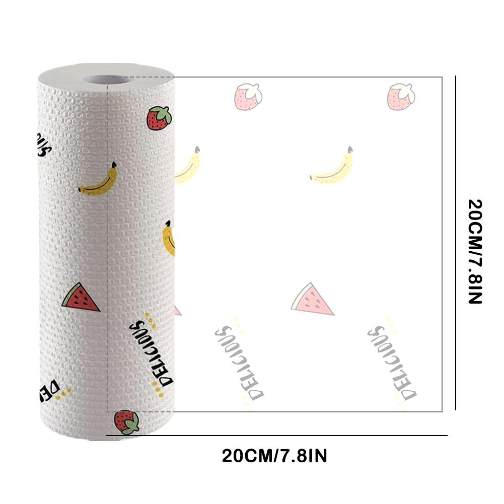 Kaufe Cleaning Cloth Rolls Lazy Rags Dry Washable Disposable Dish ...