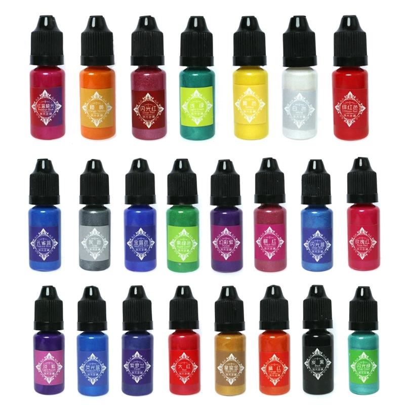 Buy 23Color Pearlescent Resin Pigment Liquid Pearl-luster Resin ...