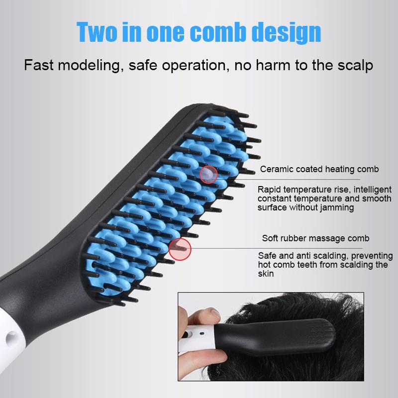 Buy Multifunctional Hair Straightener Brush Professional Hair Comb ...