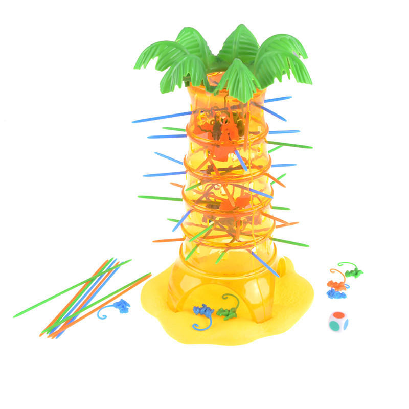 1Set Falling Tumbled Monkey Board Game Toys Children'S Party Fun Stick ...