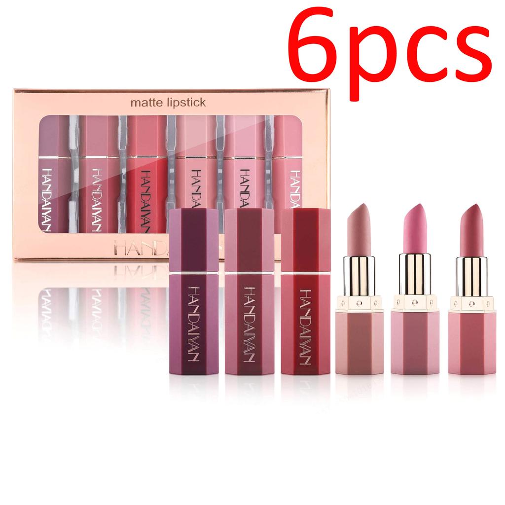 Matte Lipstick Set 6 Colors Valentine's Day Gift for Her uygun fiyatlı ...
