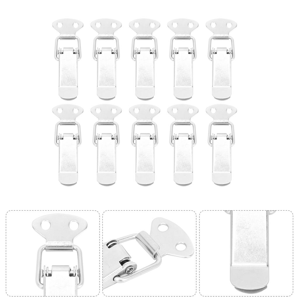 Buy 10pcs Duck Bill Spring Clasp Wooden Box Clasp Box Hasp Accessories ...