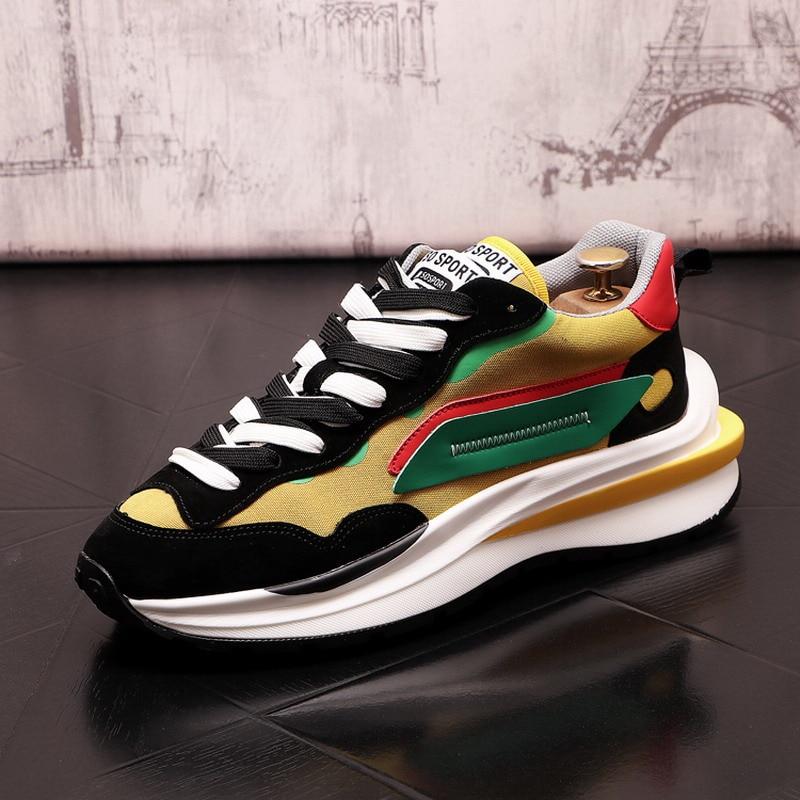 Buy British Fashion Men Casual Comfort Shoes Male Mesh Breathable ...