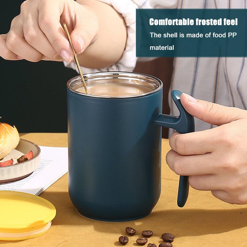 Buy Solu Stainless Steel Mug Large Capacity Leak-proof Mug Creative ...