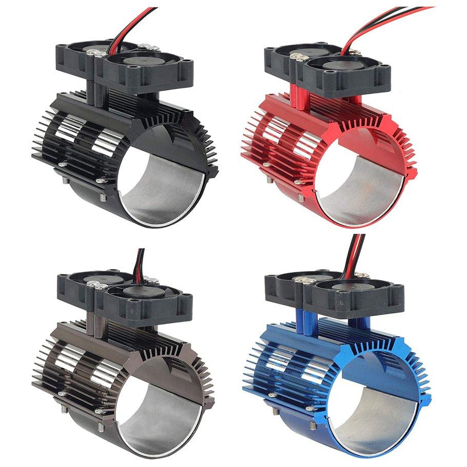 Buy Motor Radiator Dual Fan For Traxxas 1/10 E-revo Big E Summit Big S ...