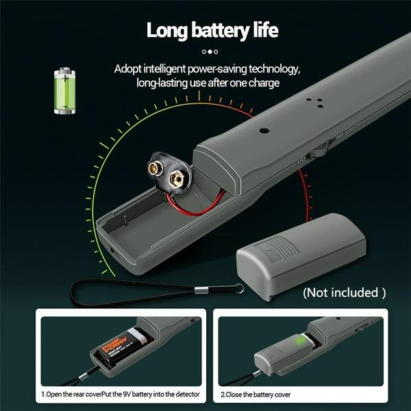Buy Portable Handheld Folding Metal Detector High Sensitivity Body ...
