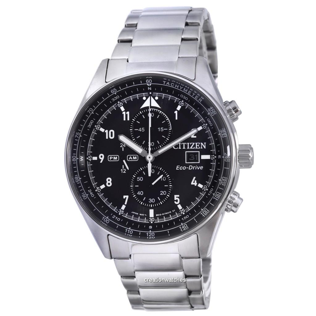 Citizen Chronograph Stainless Steel Eco-Drive CA0770-81E 100M Мужские ...