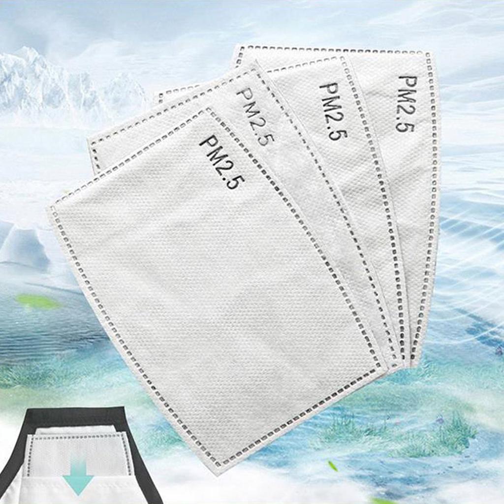 Buy 5 Layers Meltblown Cloth Mask Filter Pm2.5 Activated Carbon ...
