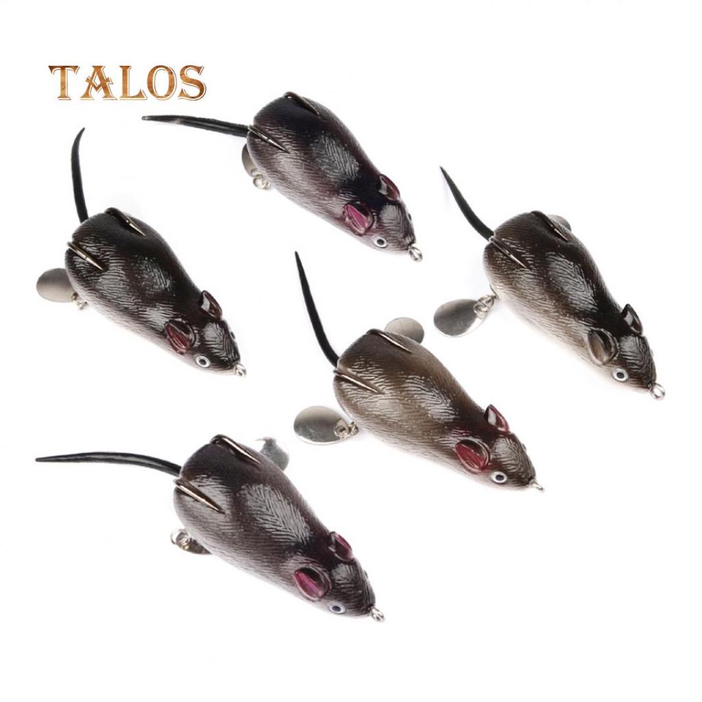 Cheap Lifelike 3D Rubber Sharp Hook Rat Fishing Lure Bait Snakehead ...