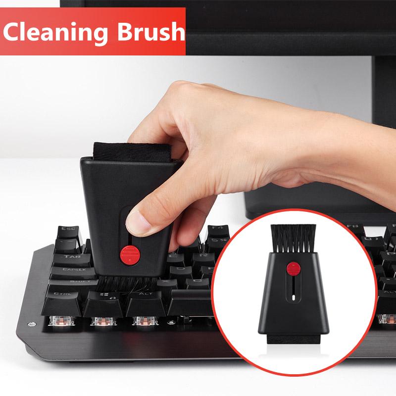 Cheap Retractable Double Head Keyboard Clean Brush with Screen Wipe | Joom