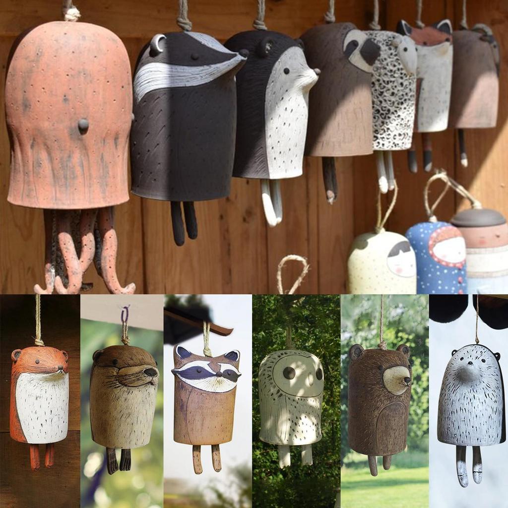 Buy Beautiful Rustic Animal Wind Chimes,Boho Handmade Garden Decor Gift ...