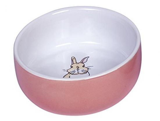 Buy Nobby 73766 Rabbit Ceramic Bowl, Pink/White at affordable prices ...