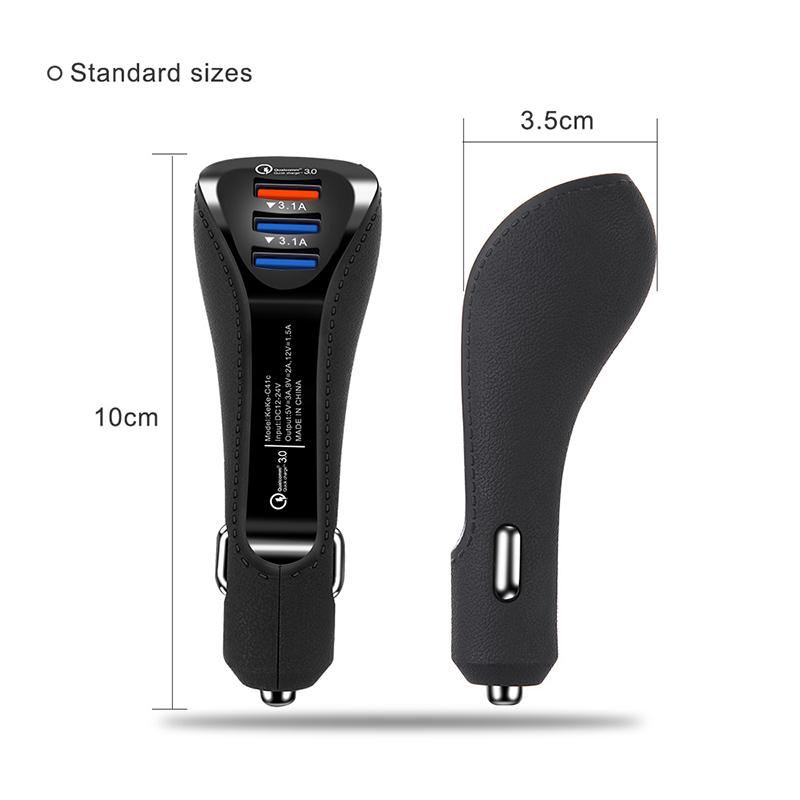 Buy Qc3.0 Hand Grip Car-Charger For Iphone Quick Charge 3 Usb For Samsung Huawei Sony Tablet at ...