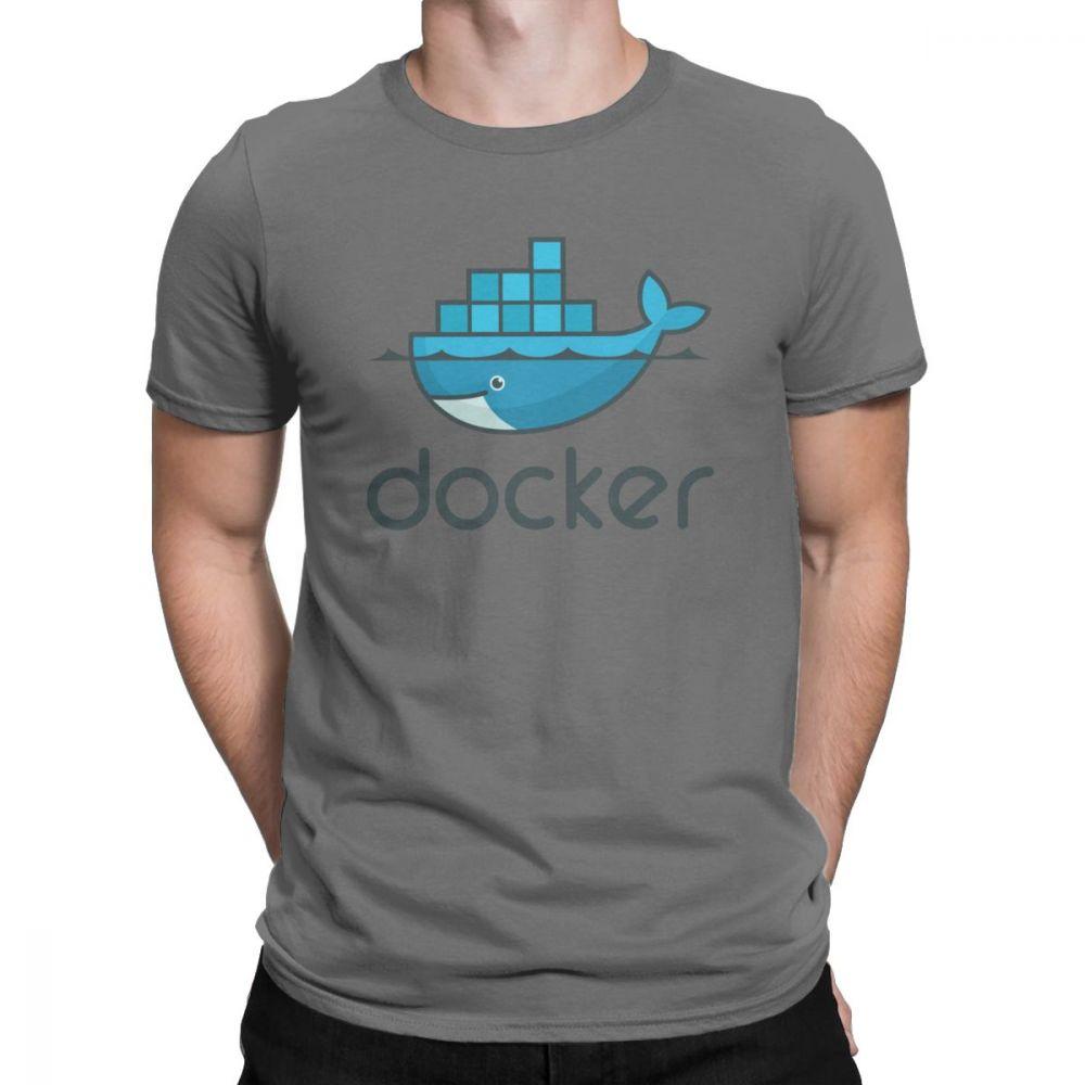 Satın alın Men T-Shirts Docker Devops Container Development Novelty ...