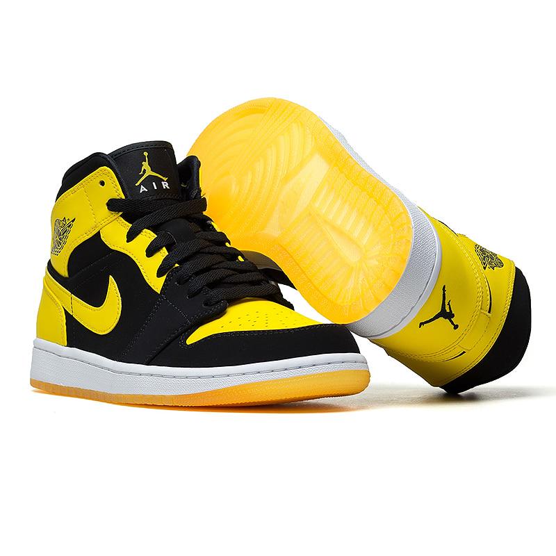 Original Nike Black Yellow Joe Basketball Shoes for Men Comfortable ...