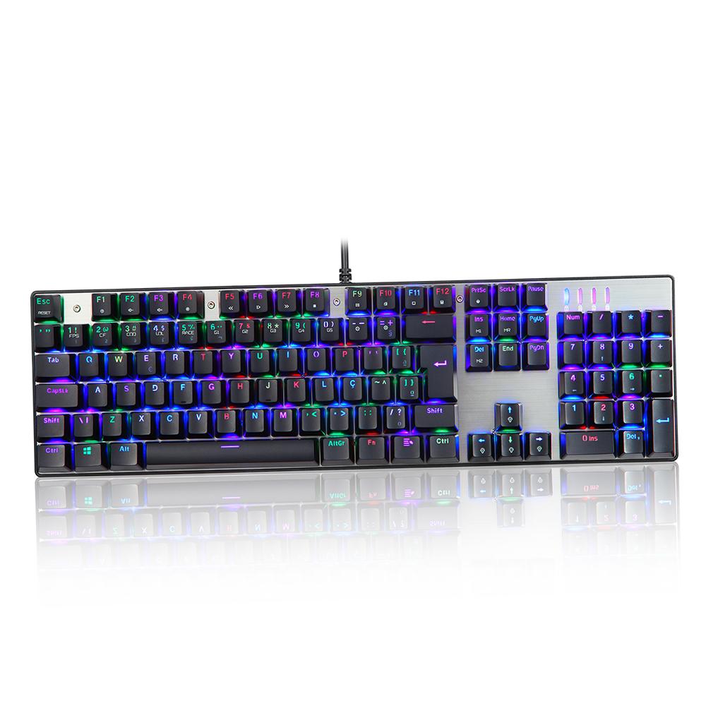 Satın alın Ck104 Mechanical Gaming Keyboard Wired Usb Colorful Led ...