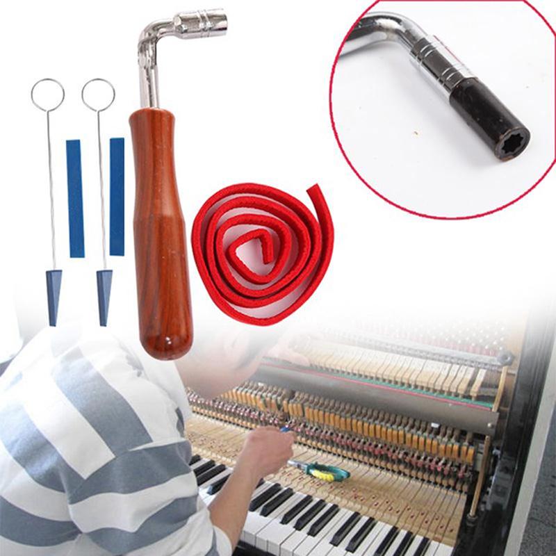 Buy Piano Tuning Hammer Lever Tuner Star Head Mute Kit Piano Tuning ...