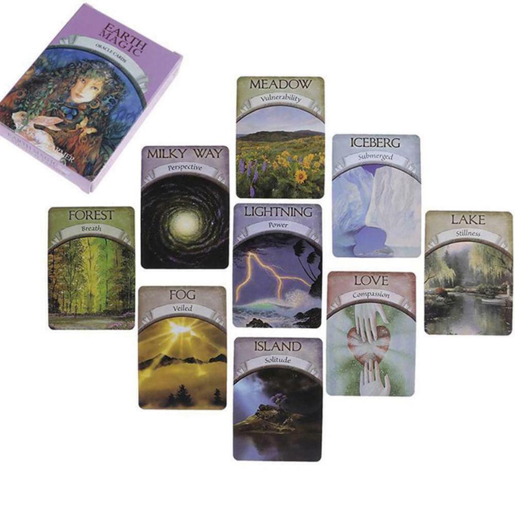 Buy Magic Oracle Cards Earth Magic Read Fate Tarot 48-card Deck And ...