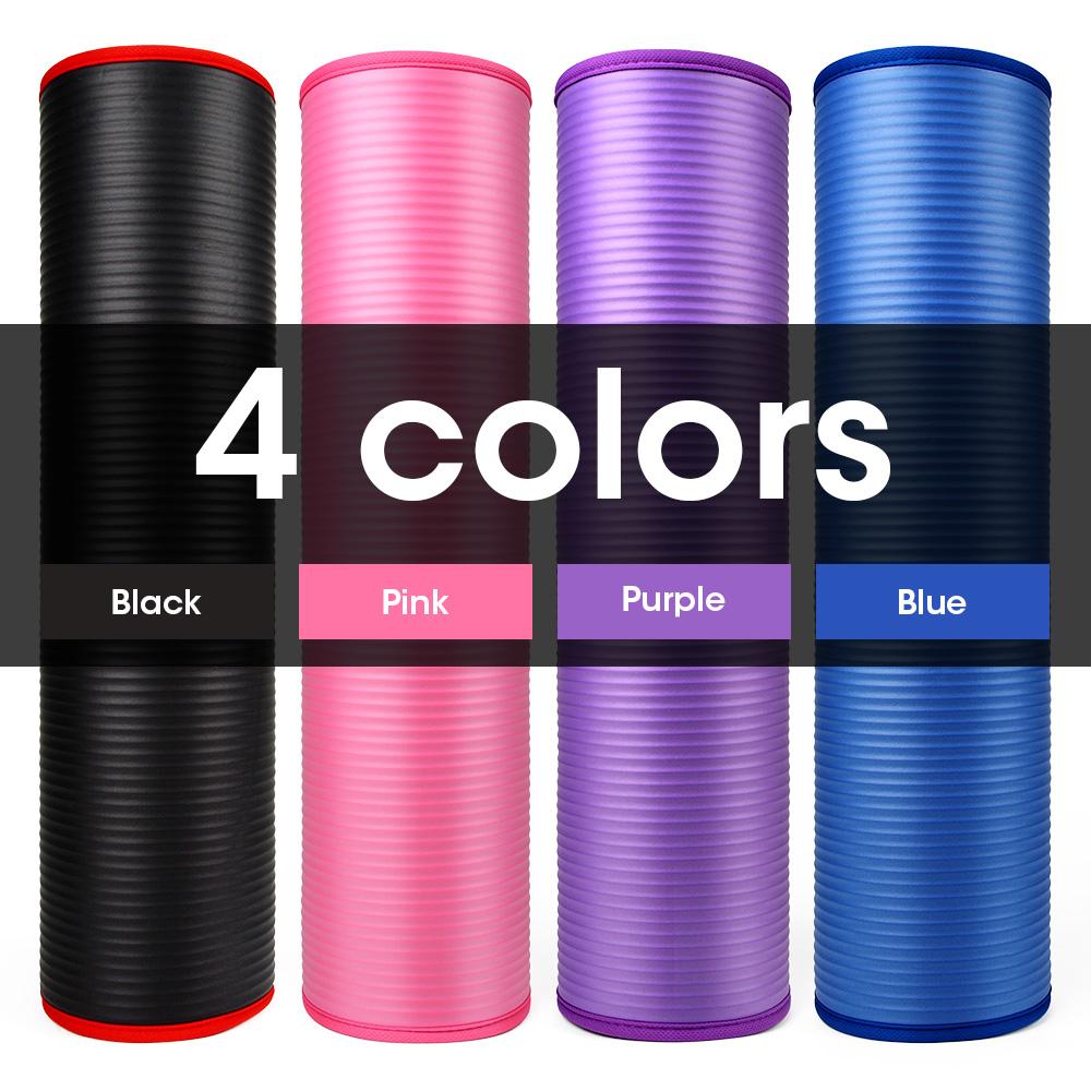 Buy 1830*610*8/10mm, NBR Material Sport Thick Yoga Mat with bag,for ...