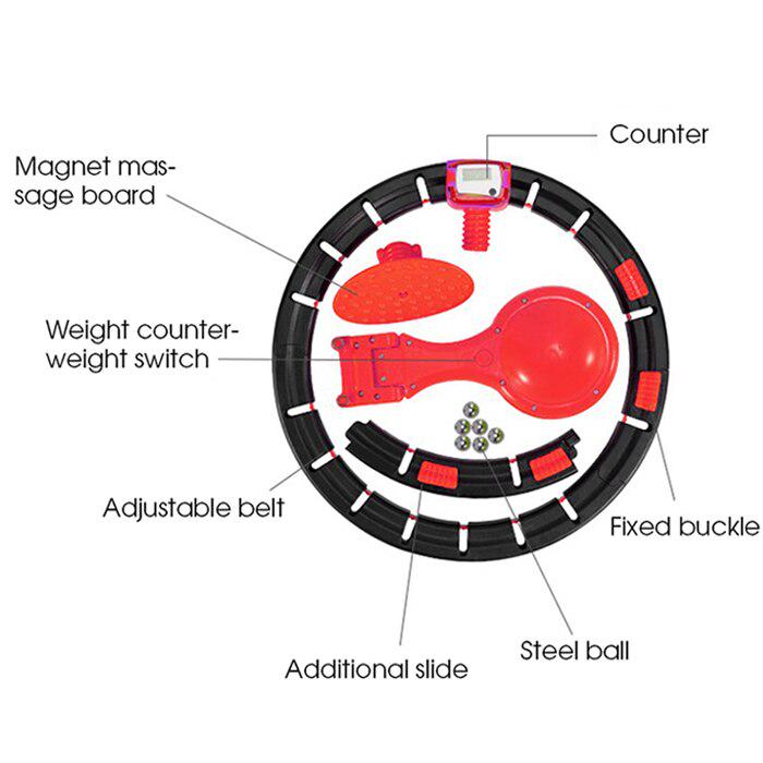 Smart Counting Sport Hoops Yoga Waist Exerciser Detachable Not Fall ...