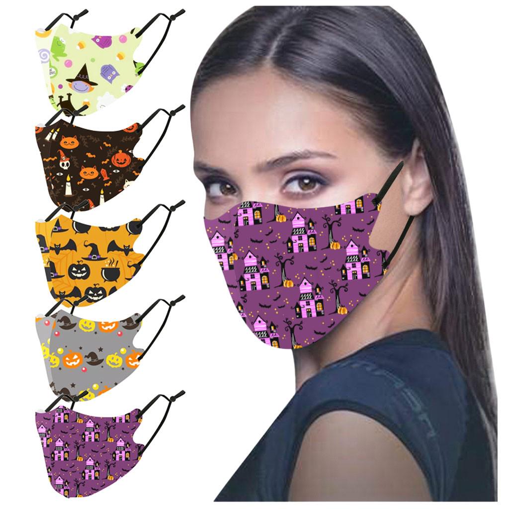Buy Sawei Ice Silk Printing Mask Breathable Sunscreen Adjustable Cloth ...
