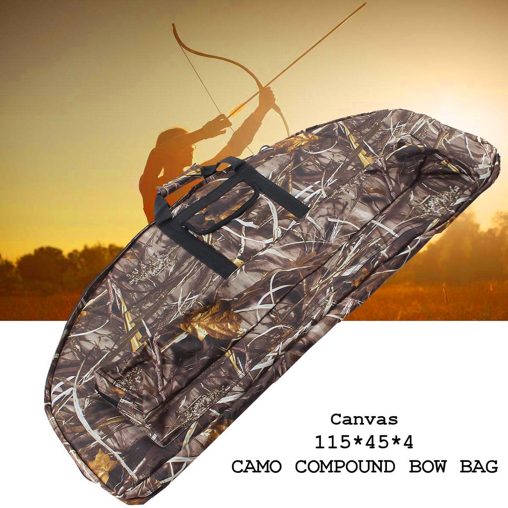 Buy 115cm Camo Compound Bow Bag Archery Arrow Carry Bag Case Outdoor ...