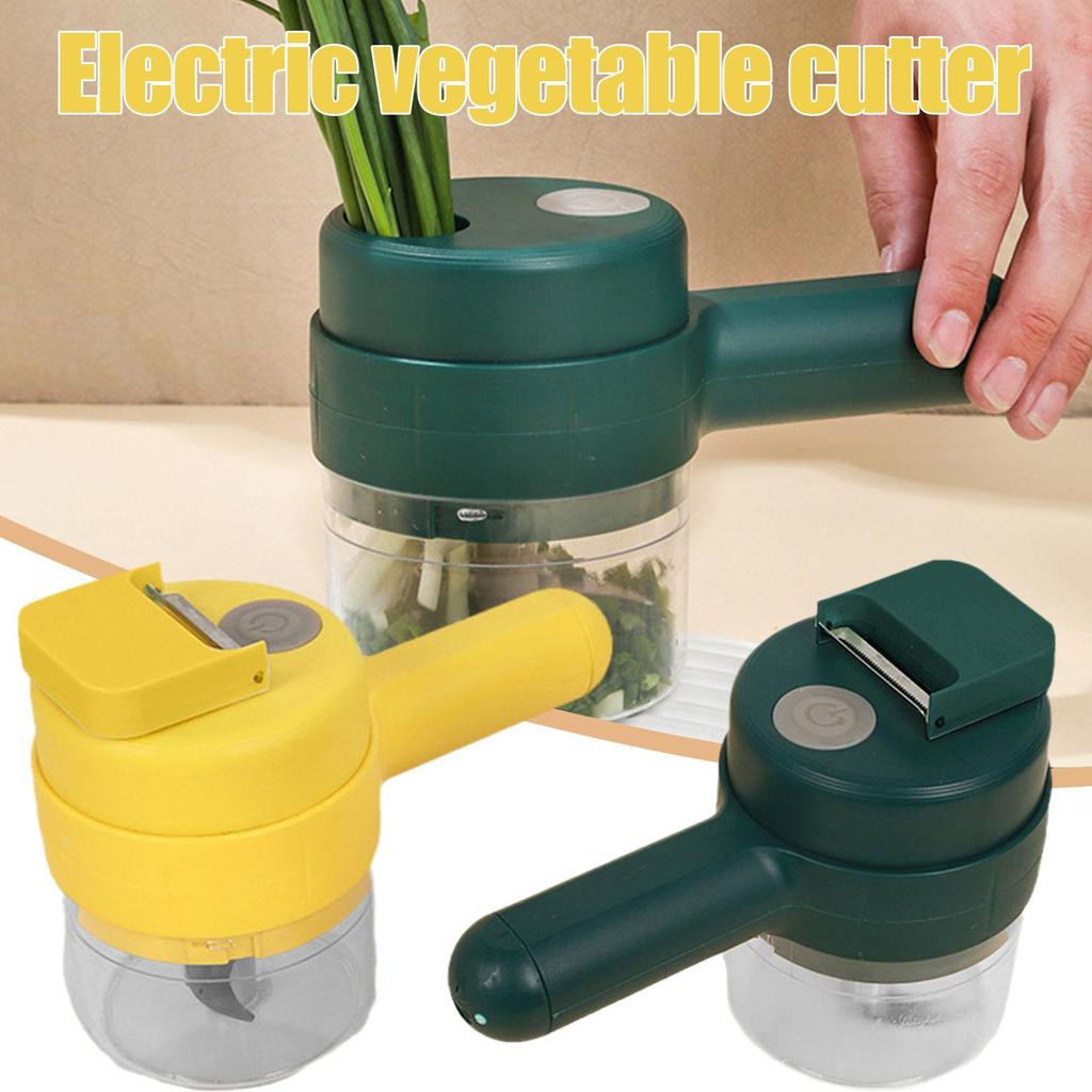 Buy 4In1 Multifunctional Electric Vegetable Cutter Slicer Mixer Cutting ...