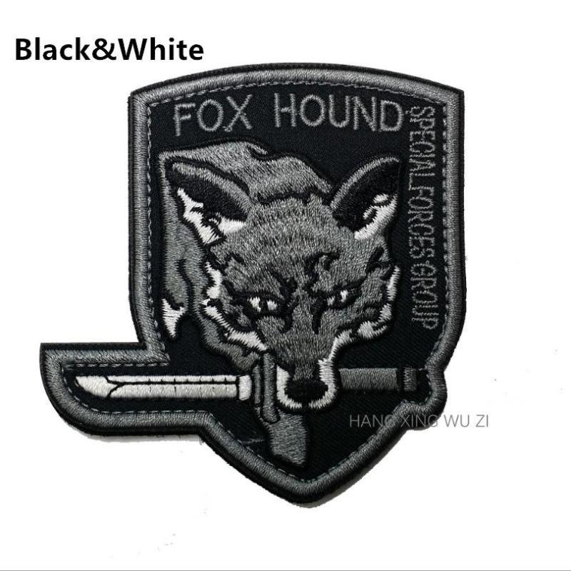 Buy FOX HOUND Embroidered Patches Badge Military Tactical Clothing ...