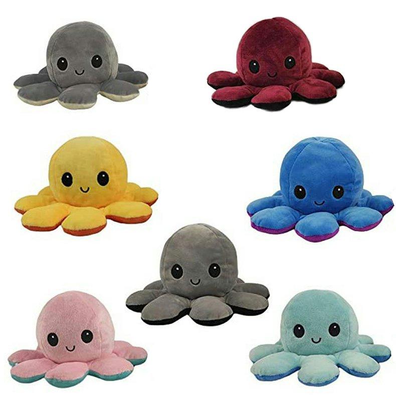 Buy Flip Octopus Doll Double-sided Flip Doll Plush Toy Flip Octopus ...
