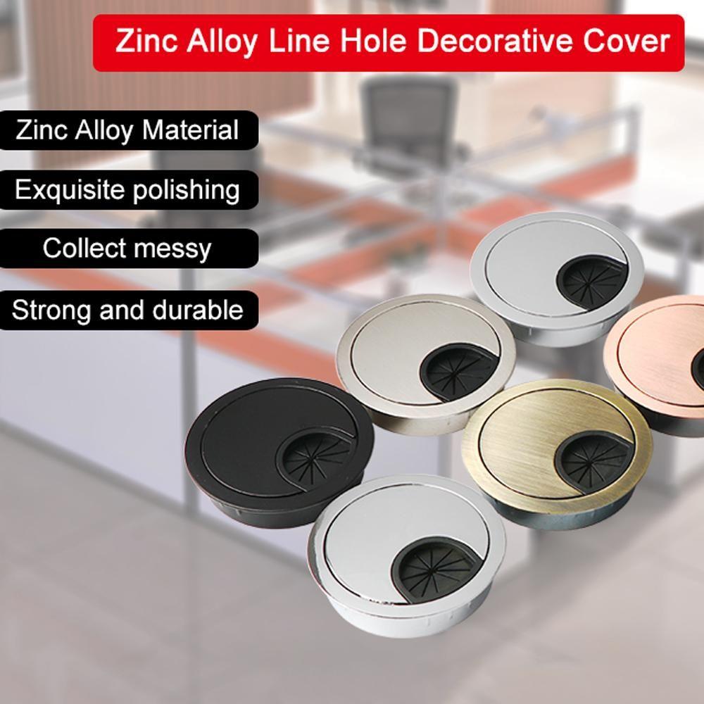 Cheap Cable Clamp Hardware Office Line Box Wire Hole Cover Desk Table ...