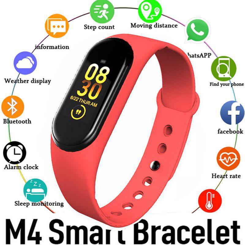 M4 Smart Armband wasserdichte SportArmband mit Herzfrequenz-Monitor ...