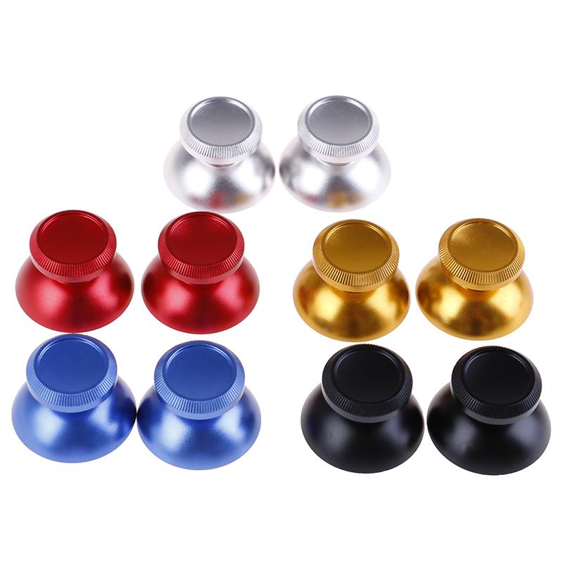 Buy 2Pcs/Set Metal Analog Joystick Thumbstick Grip Cover For Ps4 Xbox ...