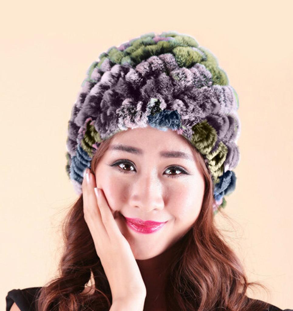 Fashion Warm Women Hats Handmade Warm Caps Female Headgear uygun ...