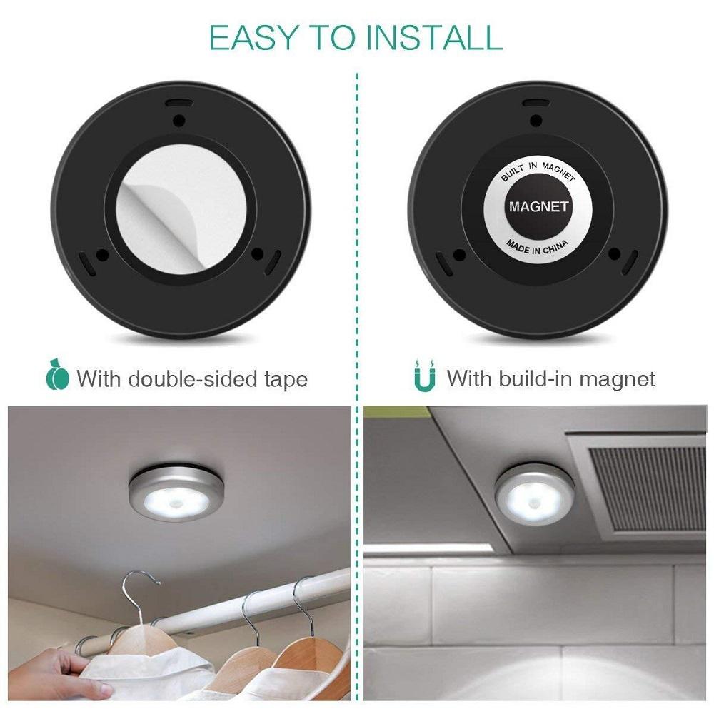 Buy Automatic LED Night Light Motion Detector Magnetic On / Off 3M ...