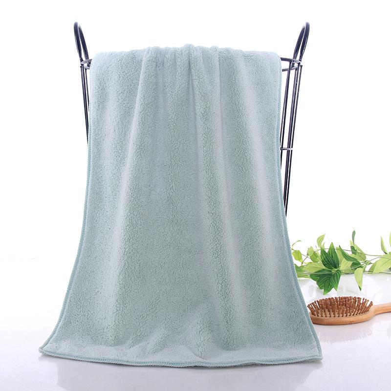 Простое полотенце из кораллового флиса с обрезкой, утолщенное ...