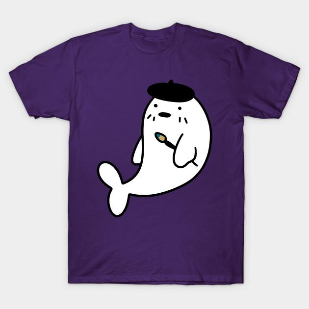 Cheapest Man Great T Shirts Beatnik Baby Harp Seal T Shirt O Neck ...