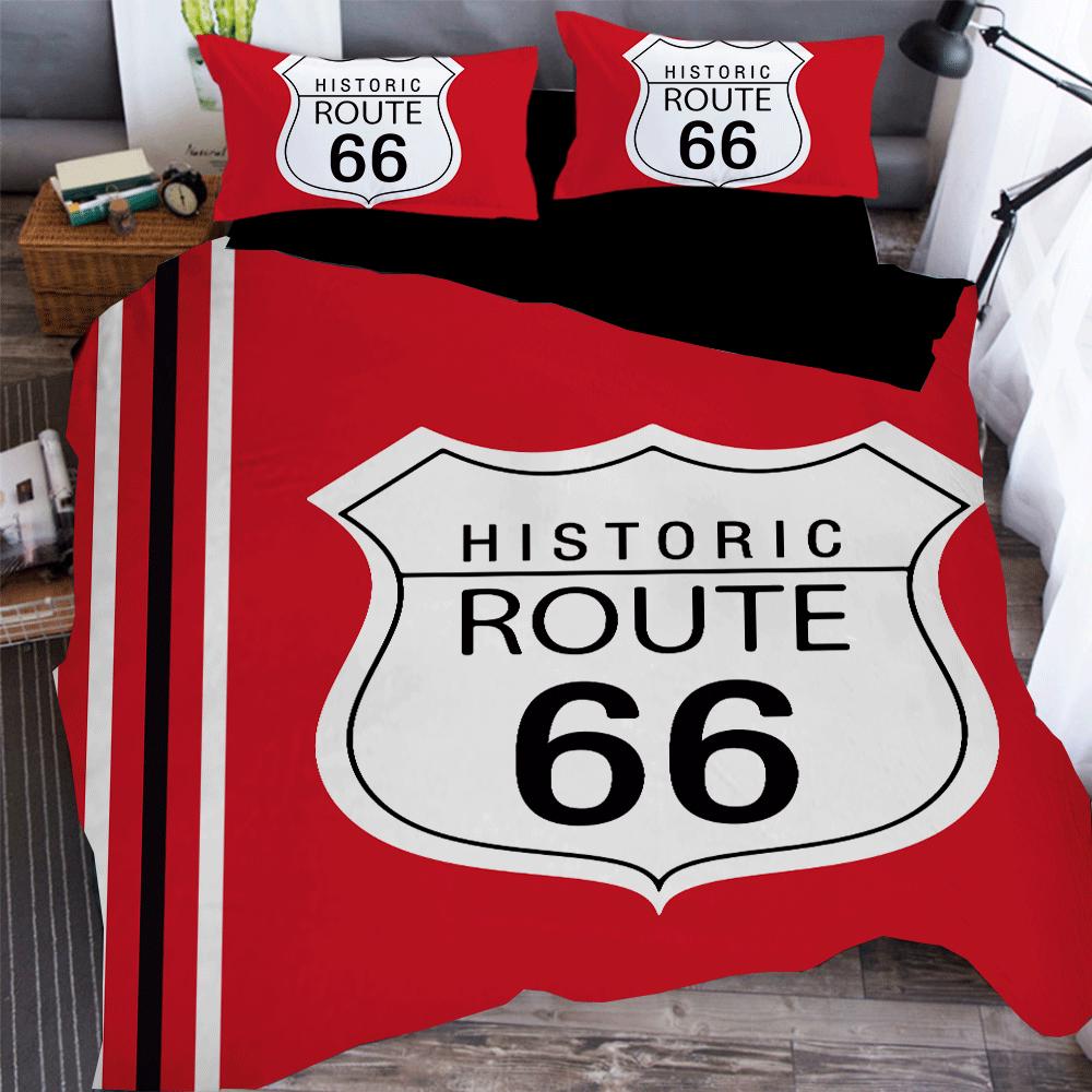 Buy NO11 Route 66 3D Digital Four-piece Set US ROUTE 66 Three-piece Set ...