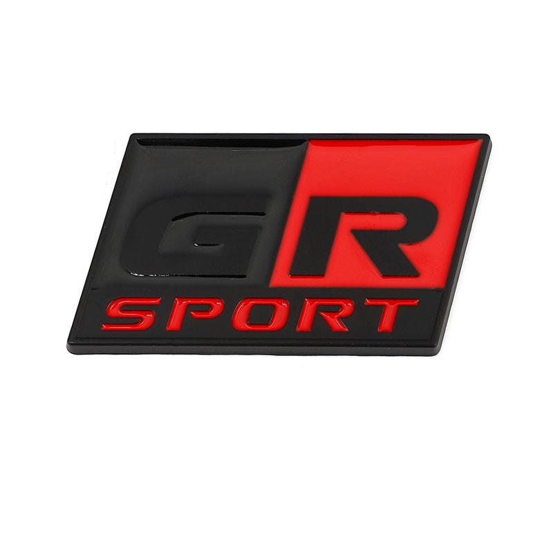 Buy Modified GR Sport GRMN 3D Metal Car Rear Sticker for Land Cruiser ...