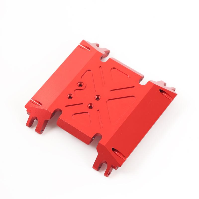 Cheap Center Gear Box Mount CNC Aluminum Skid Plate For 1:10 RC Crawler ...