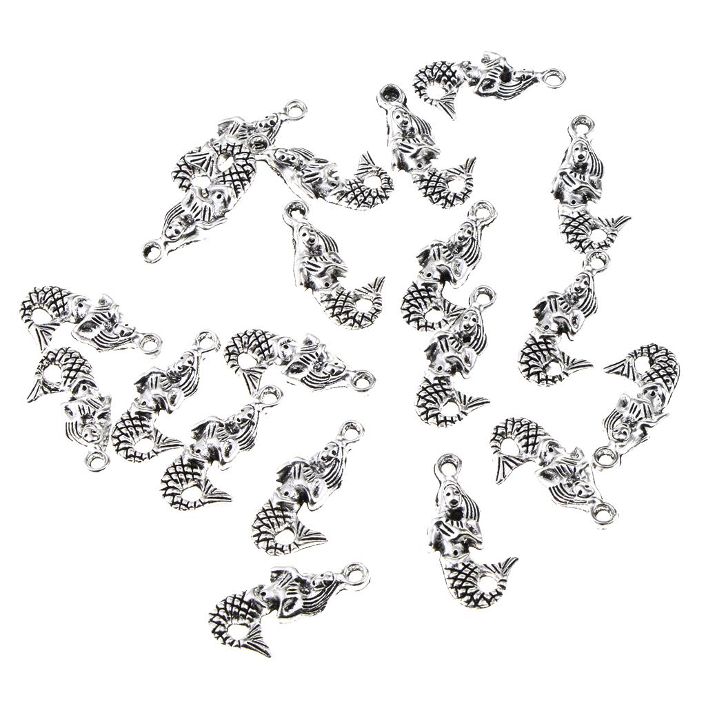 Buy 20 Pieces DIY Charms Pendant Findings Beads Jewelry Making Crafts ...