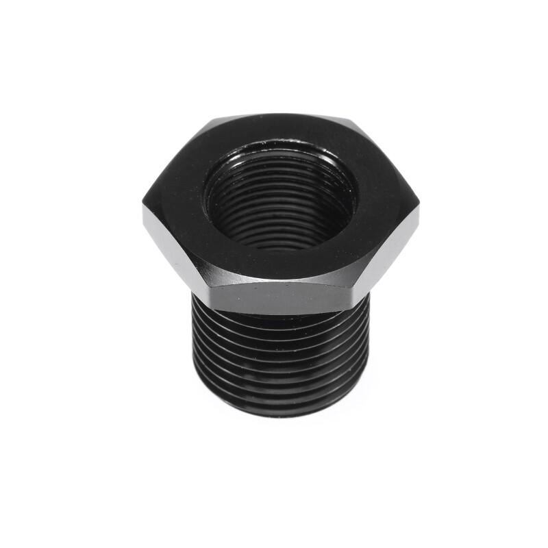 Buy Black Hex Car Modified Fuel Filter Adapter Connector 5 / 8-24 3 / 4 ...