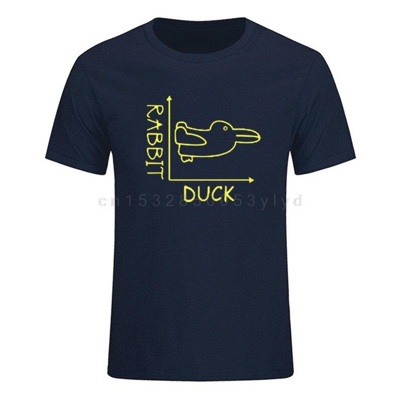 Cheap Summer Newest Brain Teaser Duck Rabbit Fun Math Printed T Shirt ...