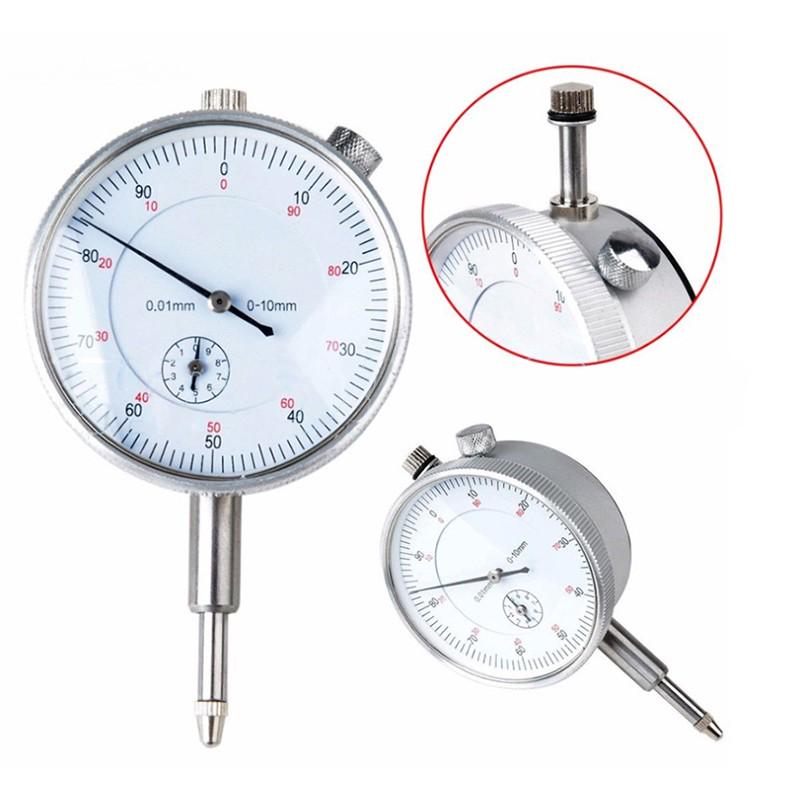 Precision Pointer Dial Indicator Gauge Measurement Tool 0-10mm 0.01mm ...