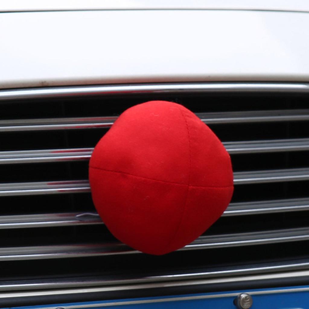 Buy Christmas Car Reindeer Antler Nose Large Cute Decor Car Nose Horn ...