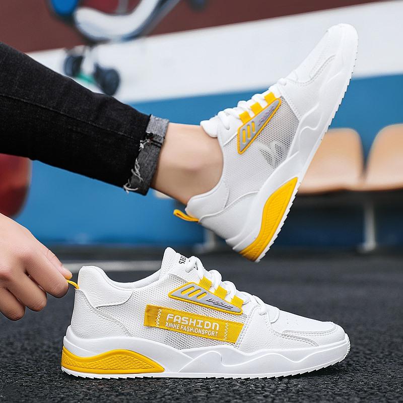 Buy Men's Casual Shoes Knit Mesh Sneakers Casual Flat Shoe Skateboard ...