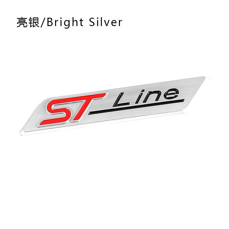 3D Car Sticker ST LINE Logo Emblem Sport Badge Auto Decal for kuga 2018 ...