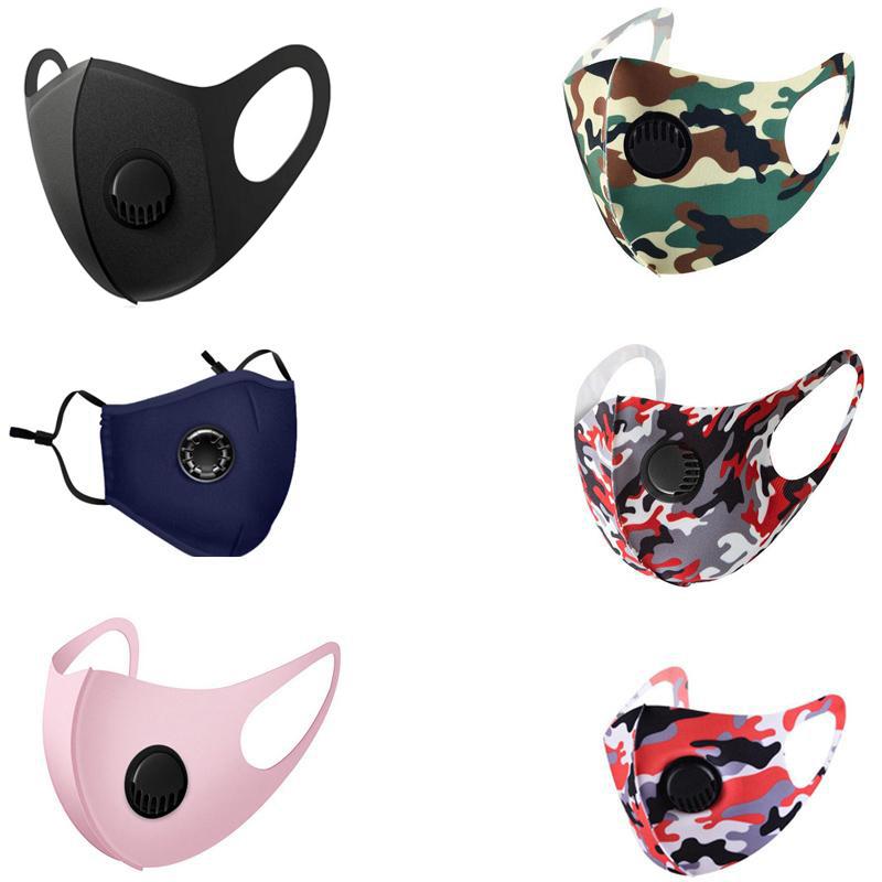 Buy Men Women Washable Breathable Protective Mask with Breathing Valve ...