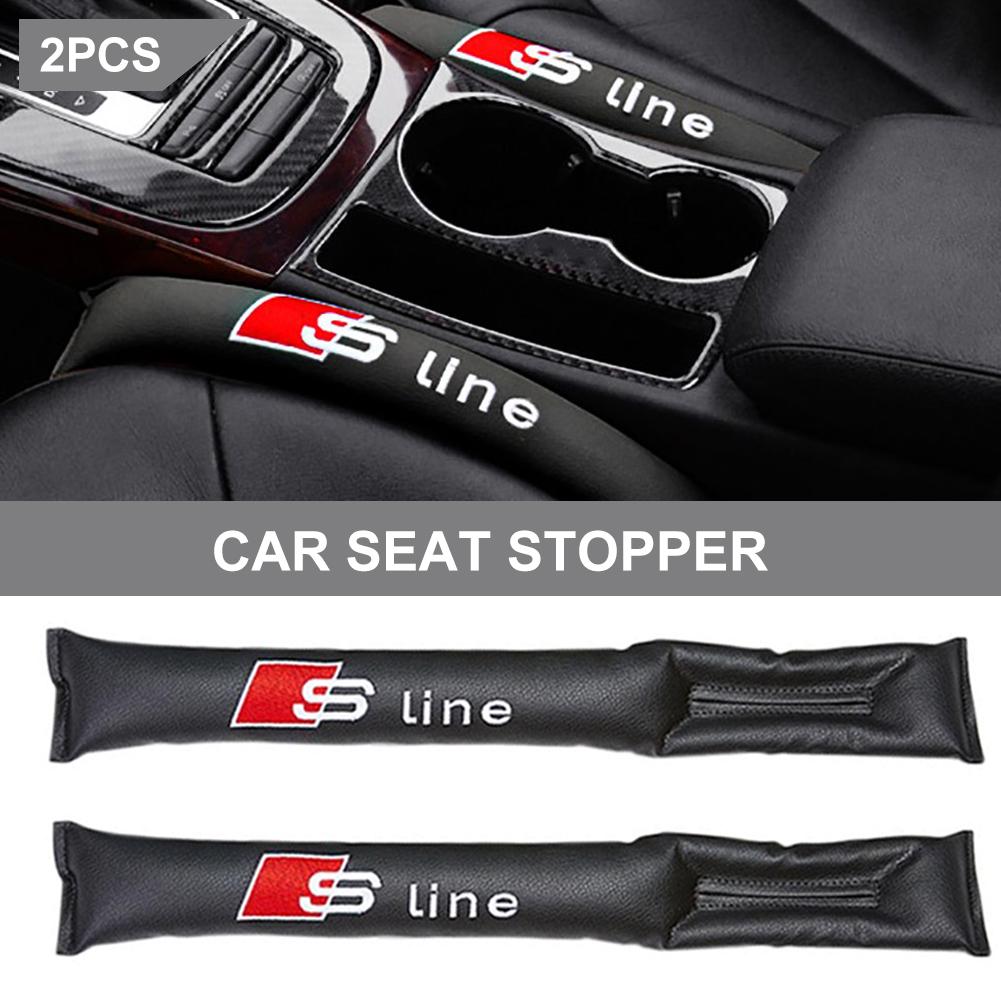 Buy 2PCs Car Seat Gap Fillers Leak Proof Plug Microfiber PU Leather Car ...